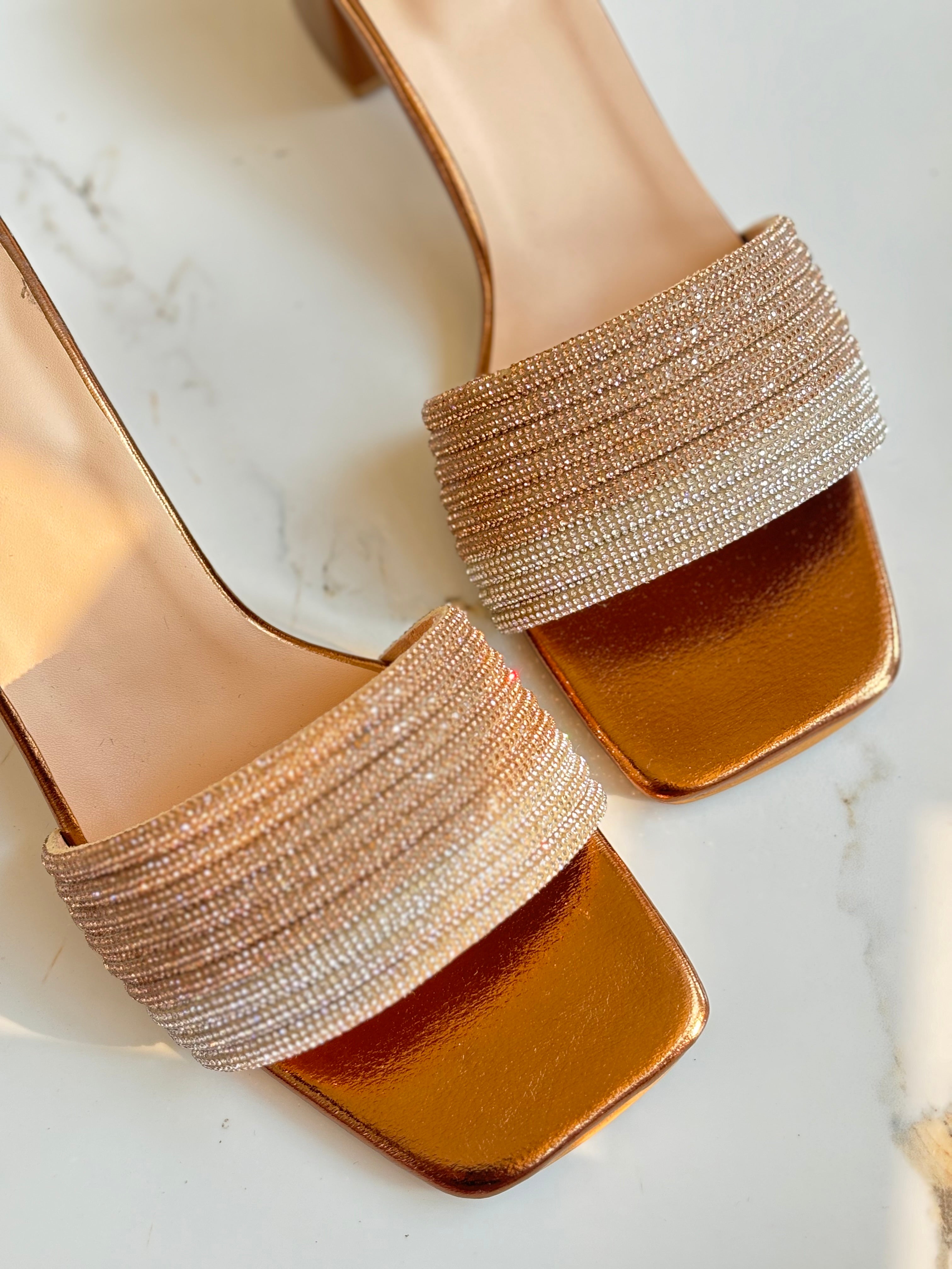 Golden copper Ombré Heels – Shoe That Fits You