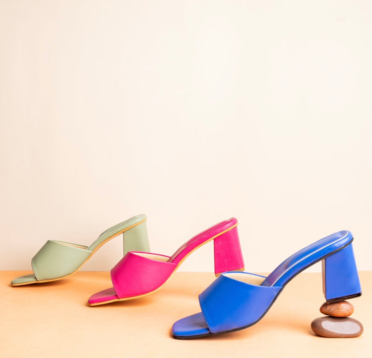 Audrey Hot pink mules – Shoe That Fits You