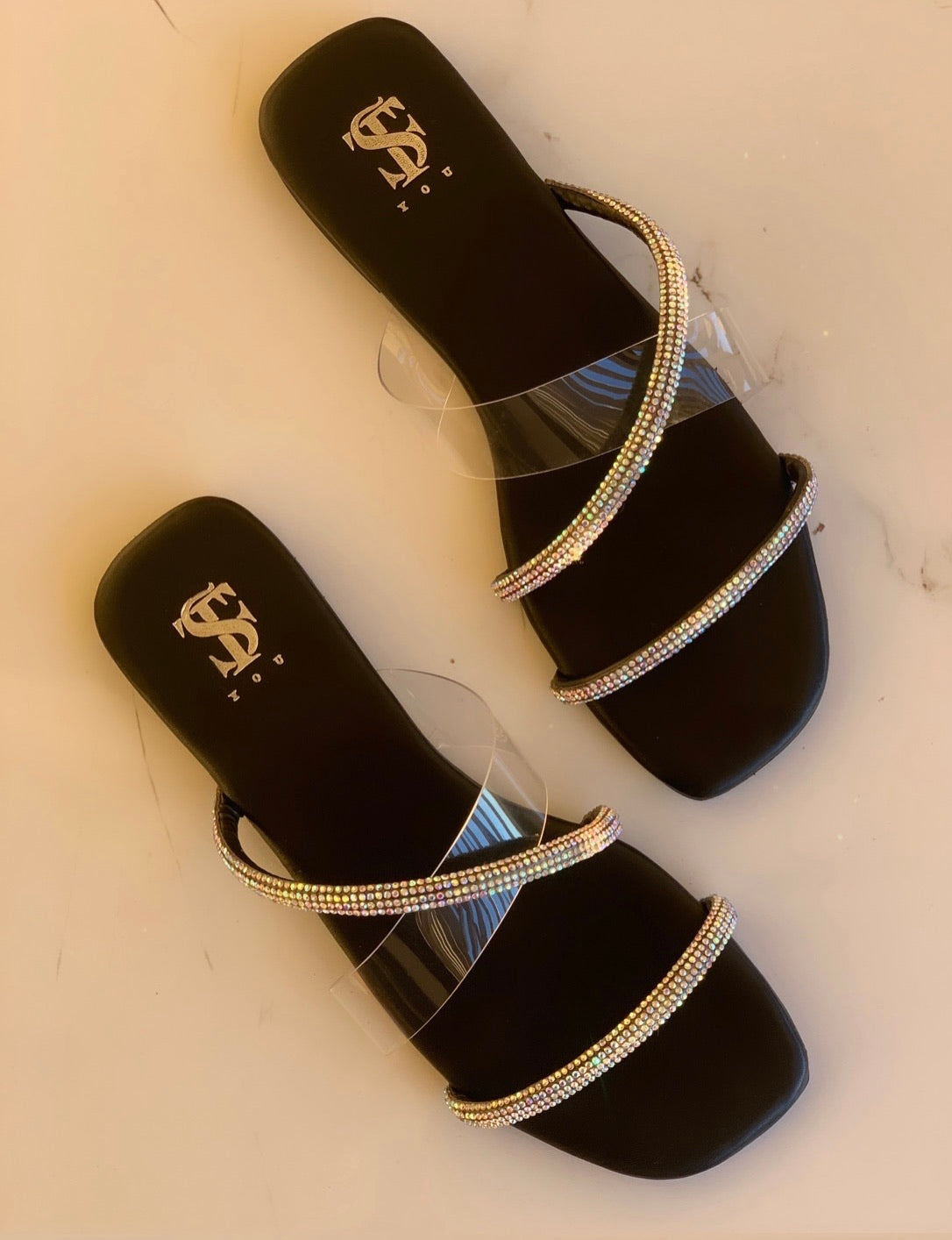 Darla Diamond Sliders – Shoe That Fits You