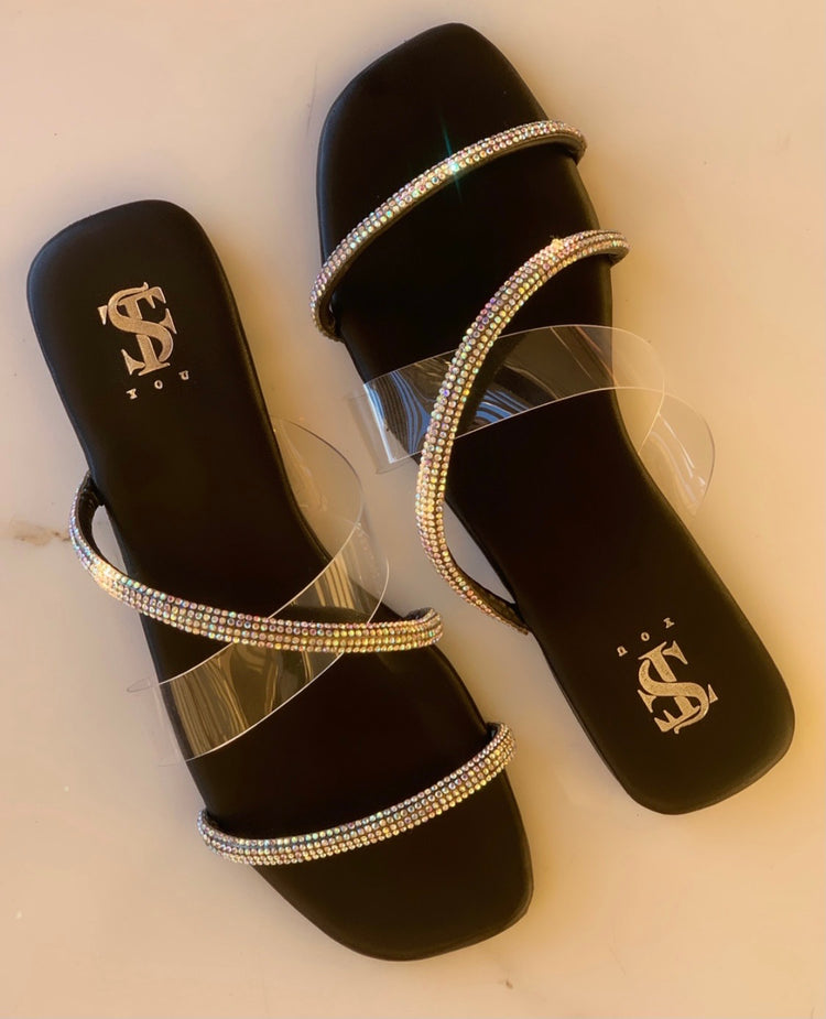 Darla Diamond Sliders – Shoe That Fits You